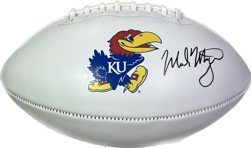 Jayhawk Autographs - Buy Mark Mangino Autographed Football