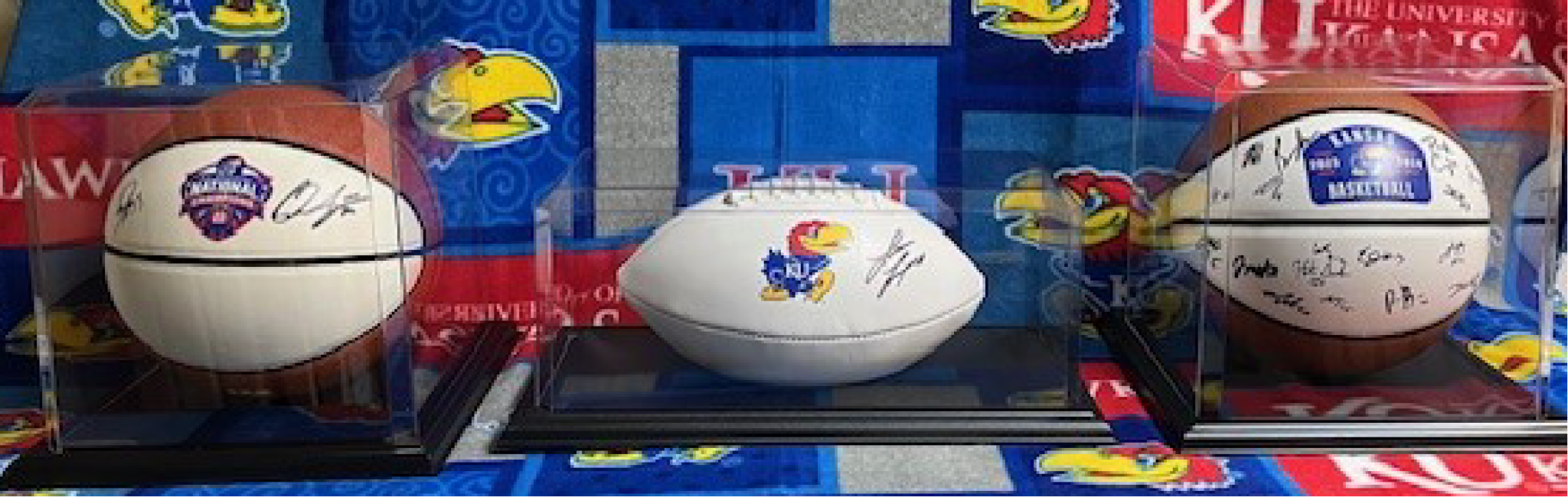 Jayhawk Autographs - Buy Acrylic Basketball Case