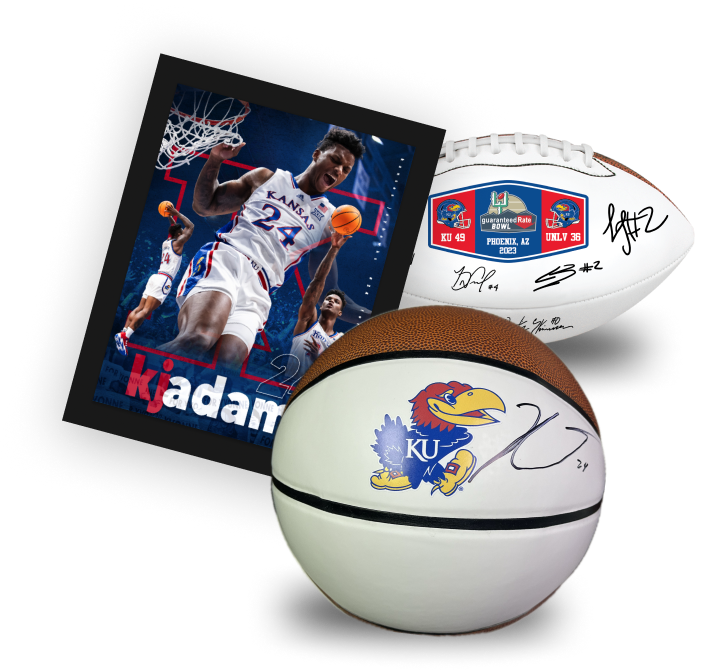 Jayhawk Autographs | Autographed Jayhawk Products