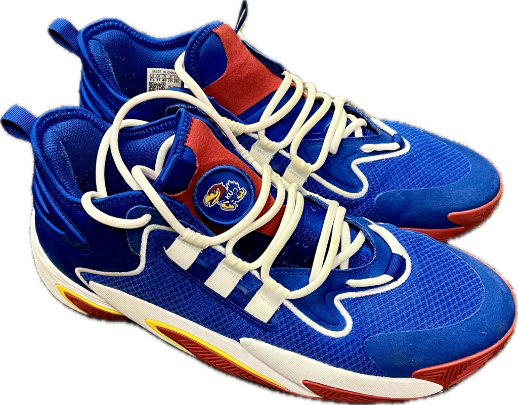 Jayhawk Autographs - Buy Michael Jankovich Adidas Game Worn Shoes with ... Jayhawk Autographs - Buy Michael Jankovich Adidas Game Worn Shoes with ...